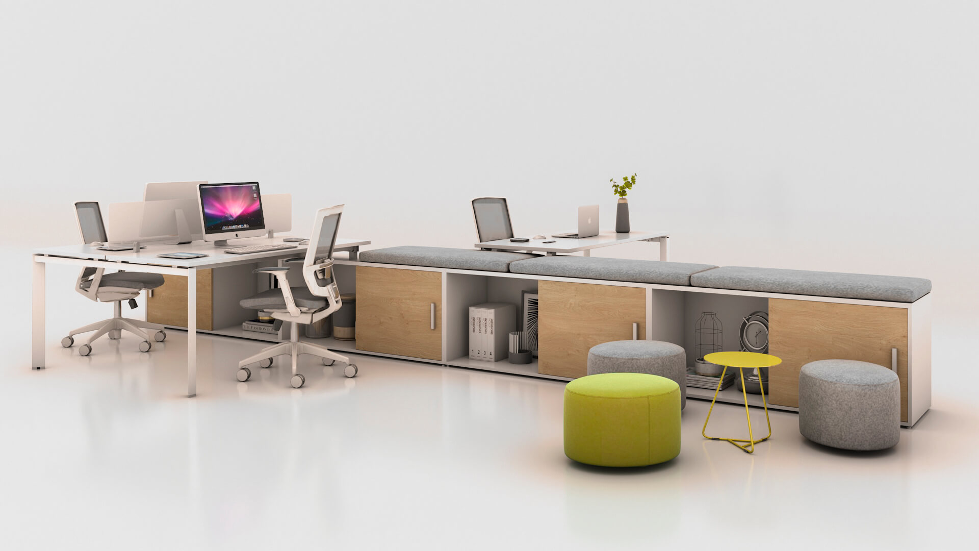 Escritorios Serie Versa - Muebles de oficina | Dunati