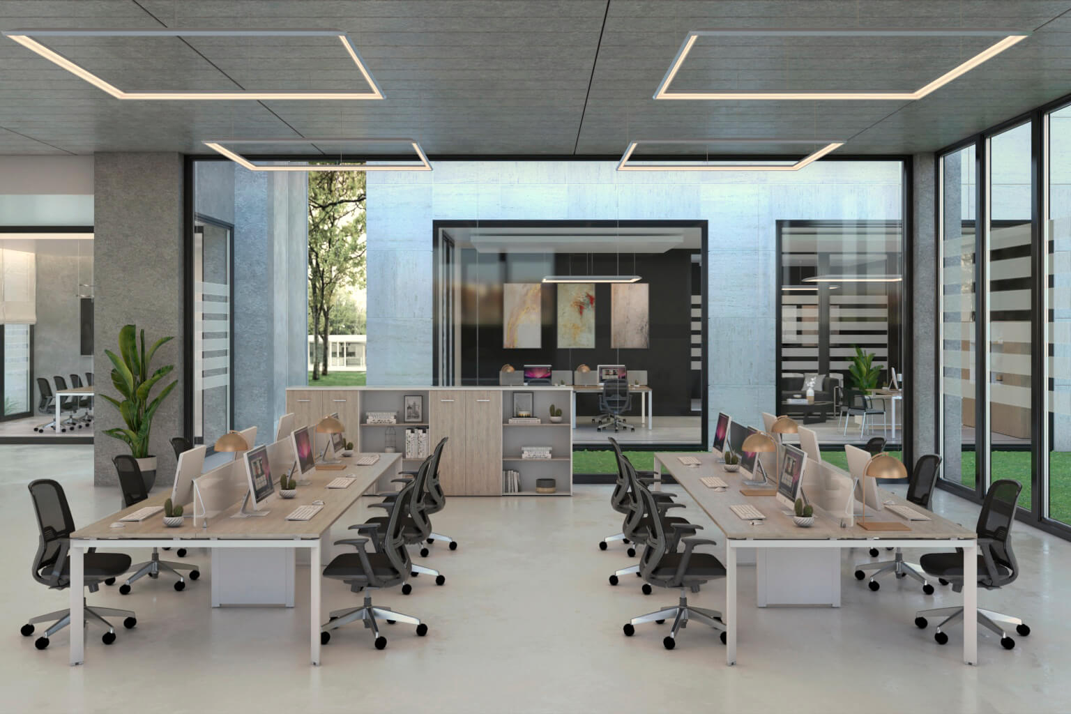 Escritorios Serie Versa - Muebles de oficina | Dunati