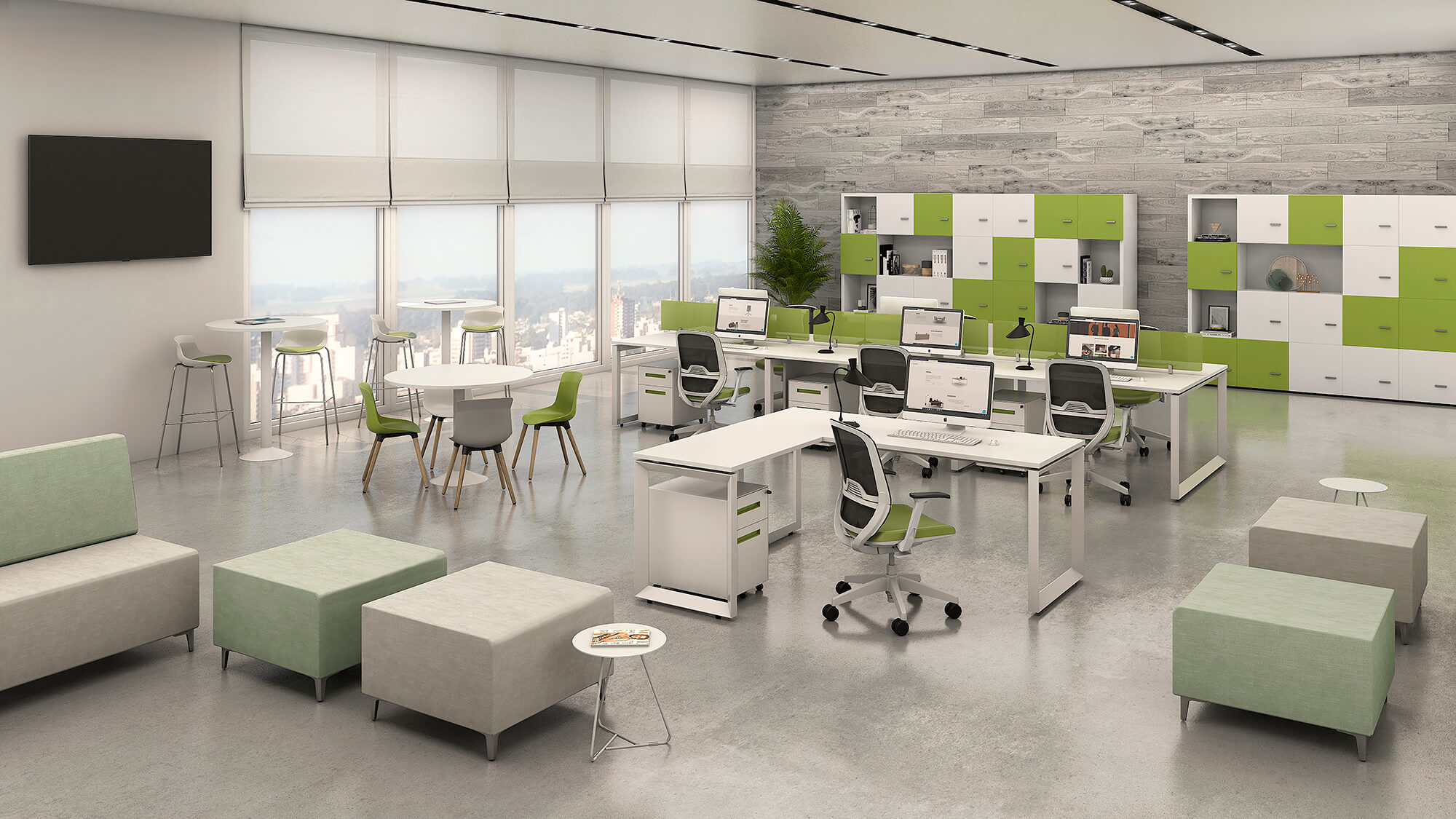 Escritorios Serie Versa - Muebles de oficina | Dunati